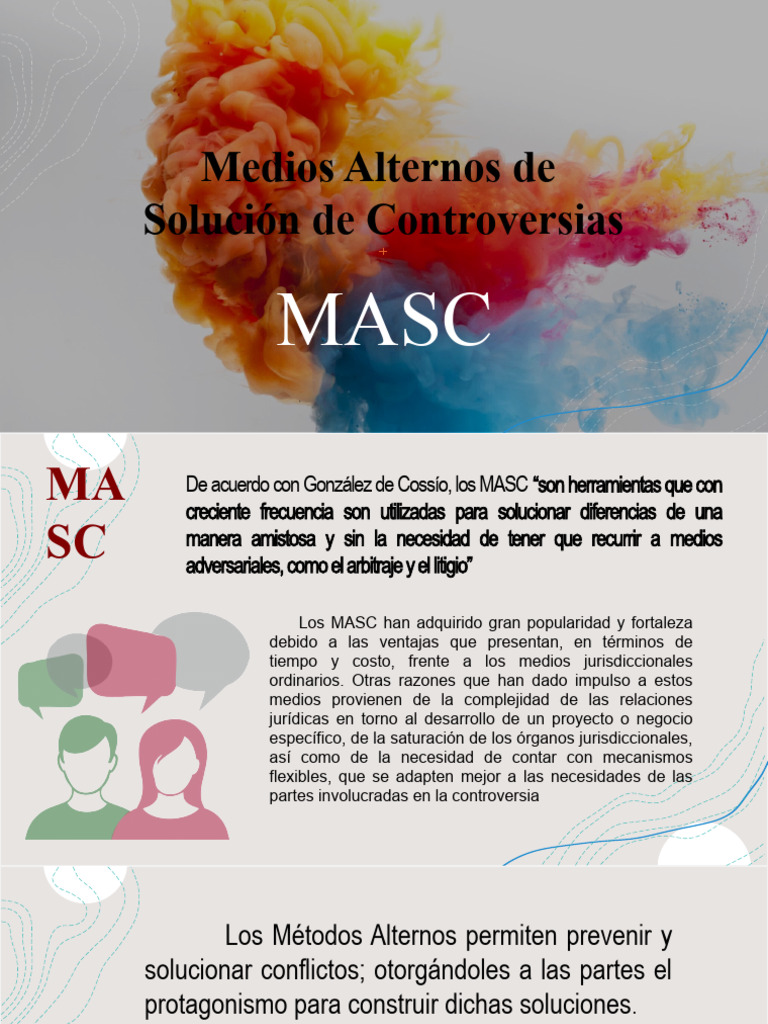 Masc-1 | Descargar gratis PDF | Conflicto (proceso) | Arbitraje