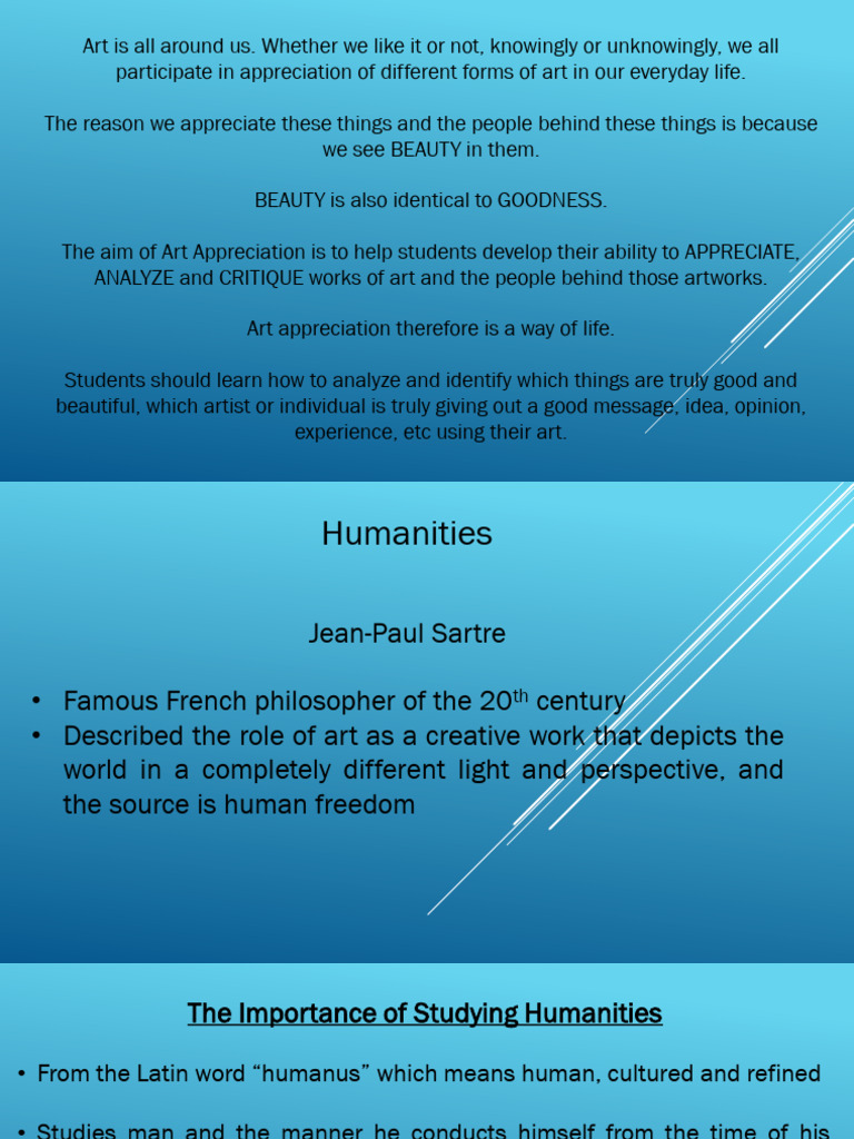 Humanities and The Arts | PDF