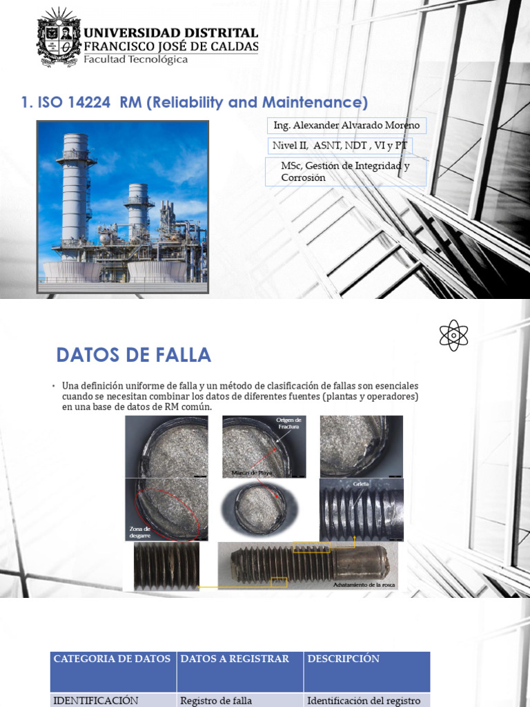 Clasificación de Fallas y Consecuencias en ISO 14224 | PDF | Ingeniería ...