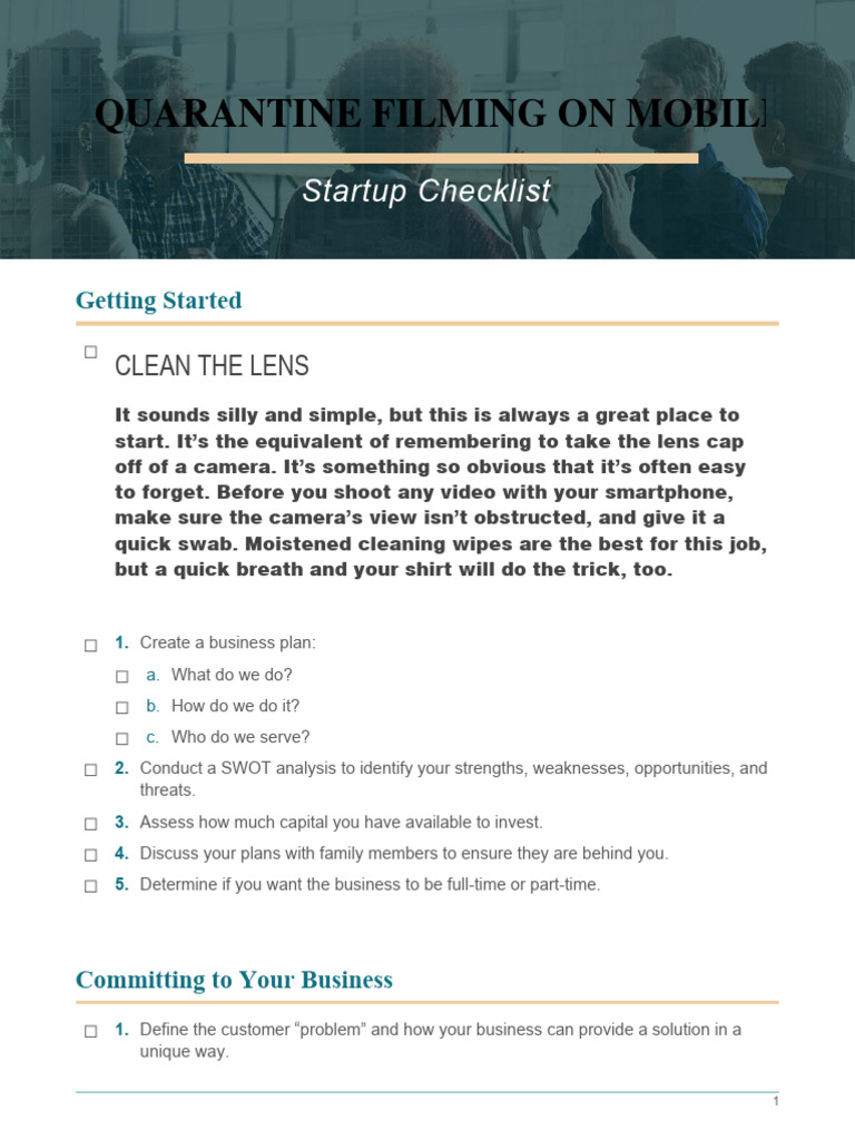 Startup Checklist | PDF | Marketing | Insurance