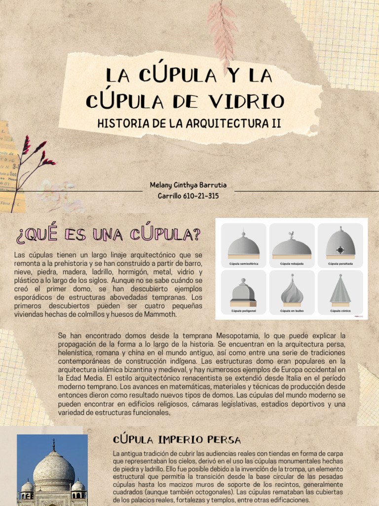 La Cúpula y La Cúpula de Vidrio | PDF | Hazme | Diseño arquitectonico