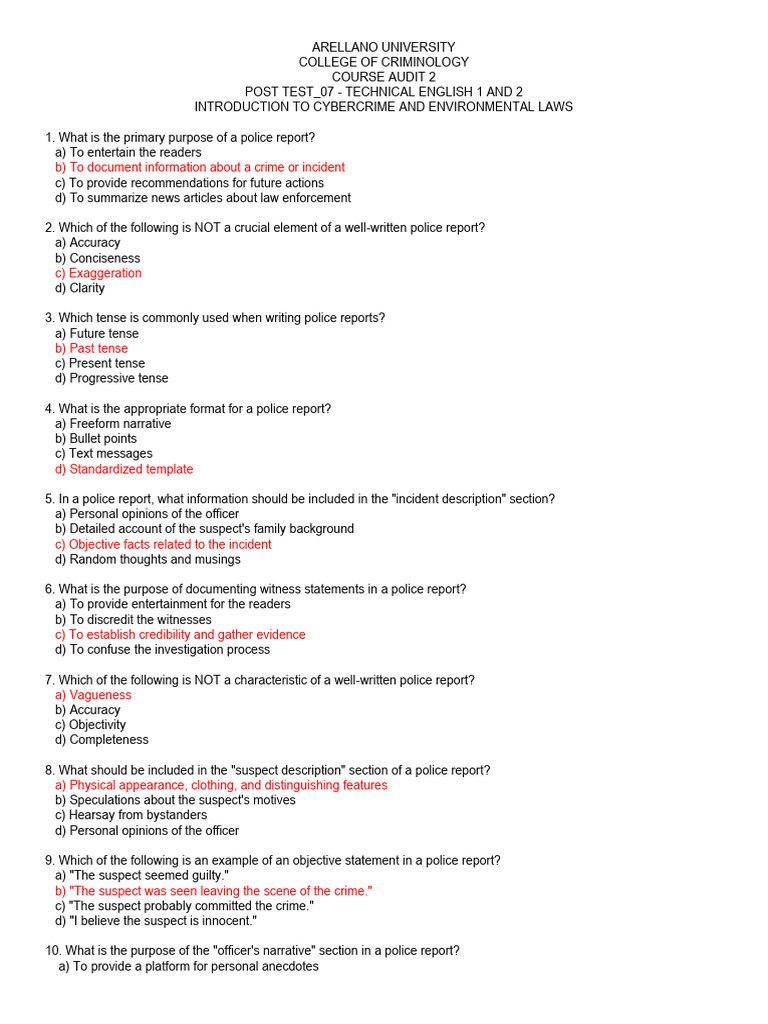 PRN Au Coa 2 Post Test 7 Key | PDF | Security | Computer Security