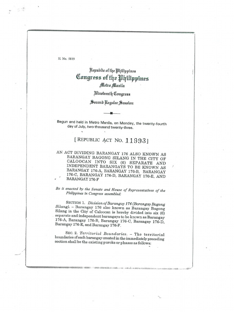 Ra 11993 FRM | PDF