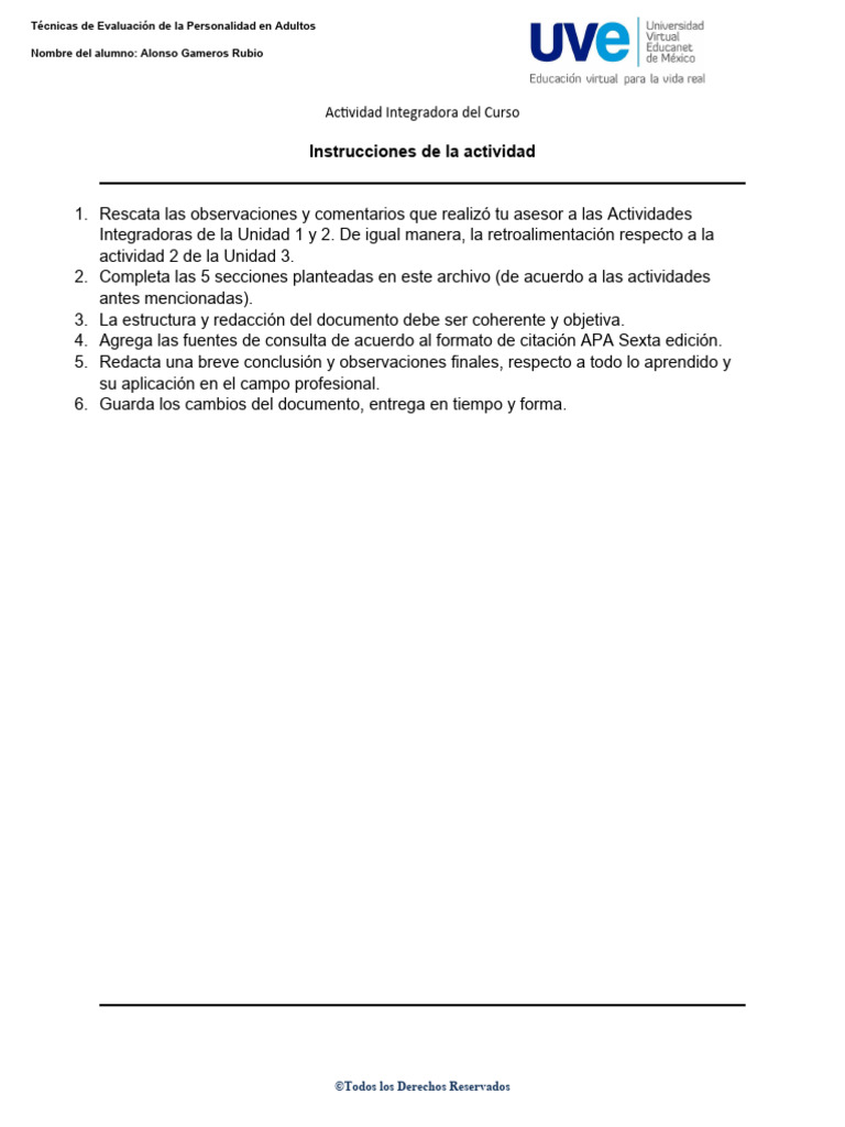 Actividad Integradora Final | PDF | Esquizofrenia | Trastorno depresivo mayor