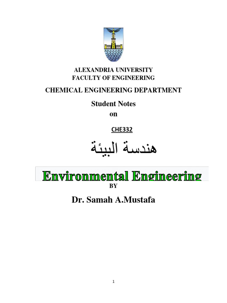(LEC.1) Environmental Engineering | PDF | Air Pollution | Waste