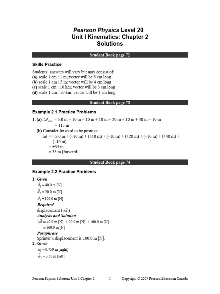 Phys Sol Ch02 | PDF | Euclidean Vector | Velocity