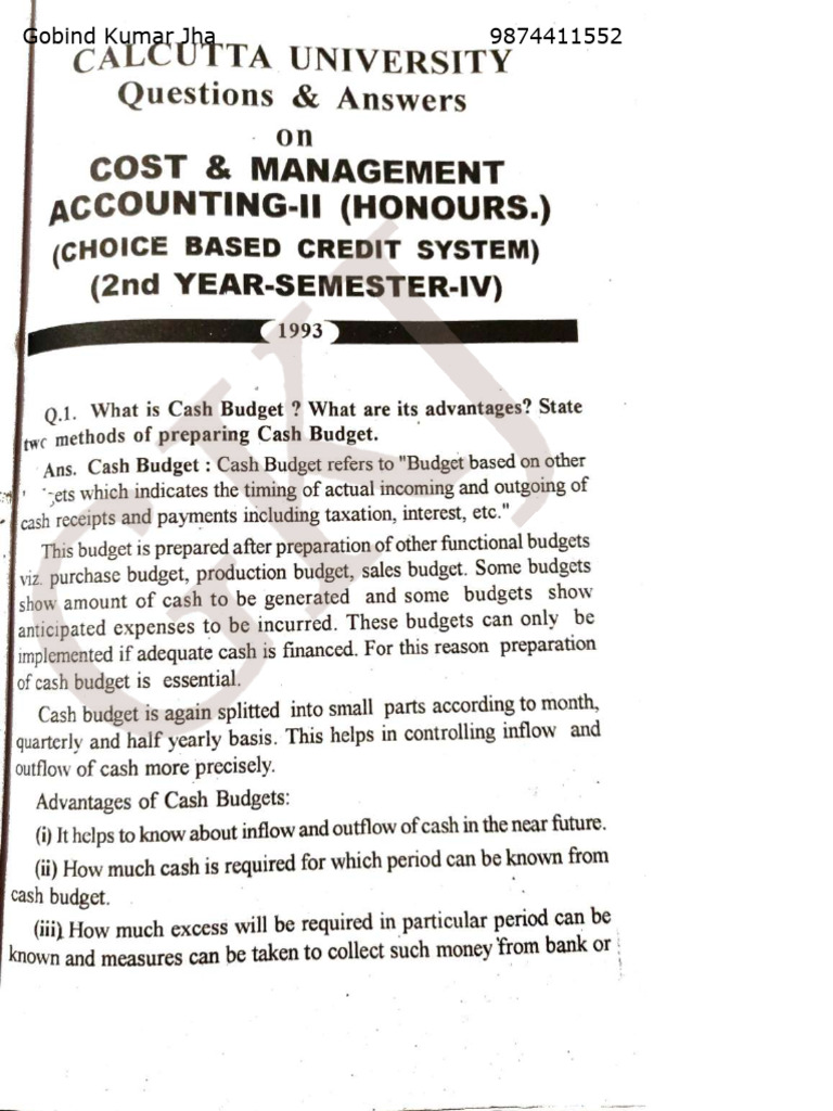 Cma-2 1993-2021 GKJ | PDF | Budget | Business Economics