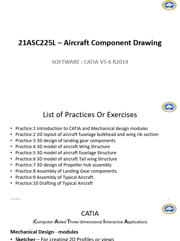 21ASC225L - ACD Ex 1a & 2a - PPT& Instruction | PDF | 3 D Computer ...