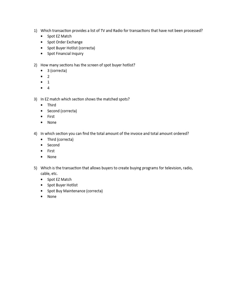Spot Buyer Hotlist & Transactions Guide | PDF | Finance & Money Management