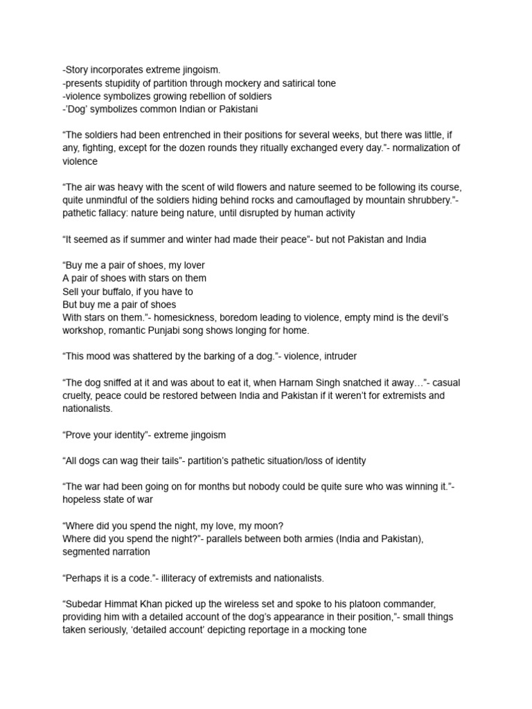 Dog of Titwal Close Reading PDF | PDF | Mystery, Thriller & Crime Fiction | Classics