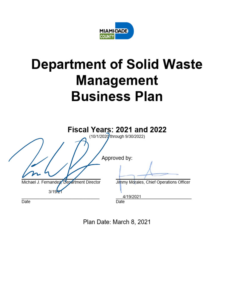FY 2021 22 Solid Waste | PDF | Recycling | Waste
