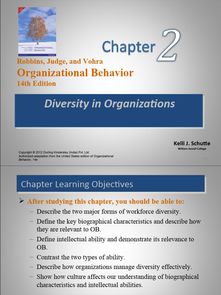 Organizational Behavior: Diversity in Organizations | PDF ...