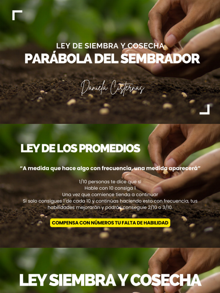 Siembra y Cosecha | PDF