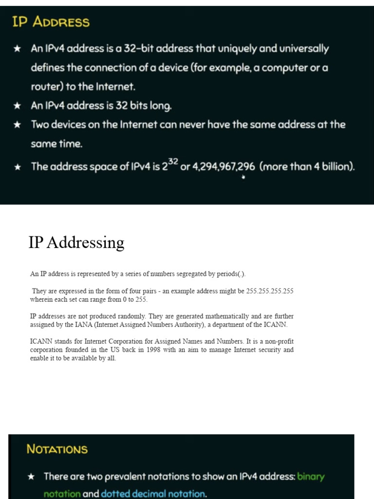 IP_Addressing_2023 | PDF | I Pv6 | Ip Address