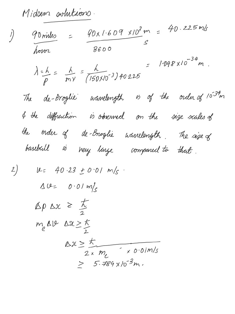 Midsem Solutions | PDF
