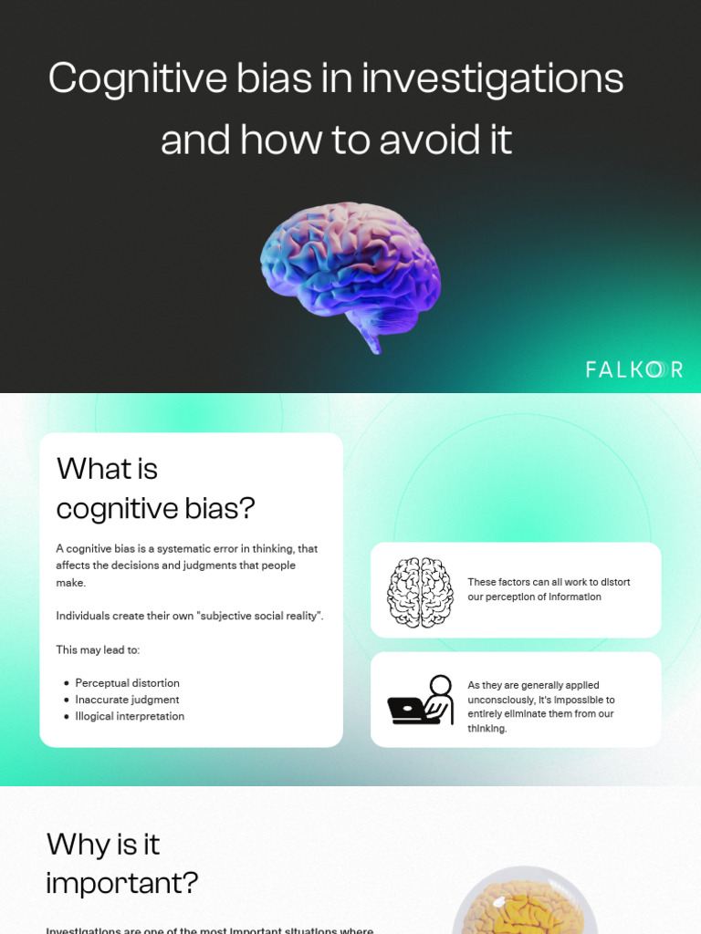 Cognitive Bias | PDF | Thought | Mind