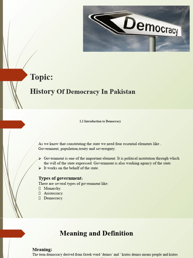Democracy's Evolution in Pakistan | PDF | Political Science | Government