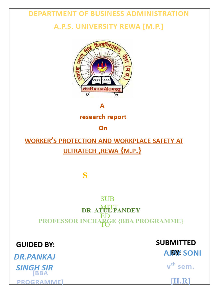 Synopsis Front Page | PDF