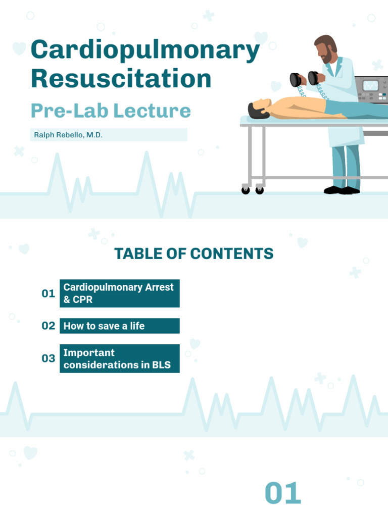 Cardiopulmonary Resuscitation Pre-Lab Lecture | PDF | Cardiac Arrest ...