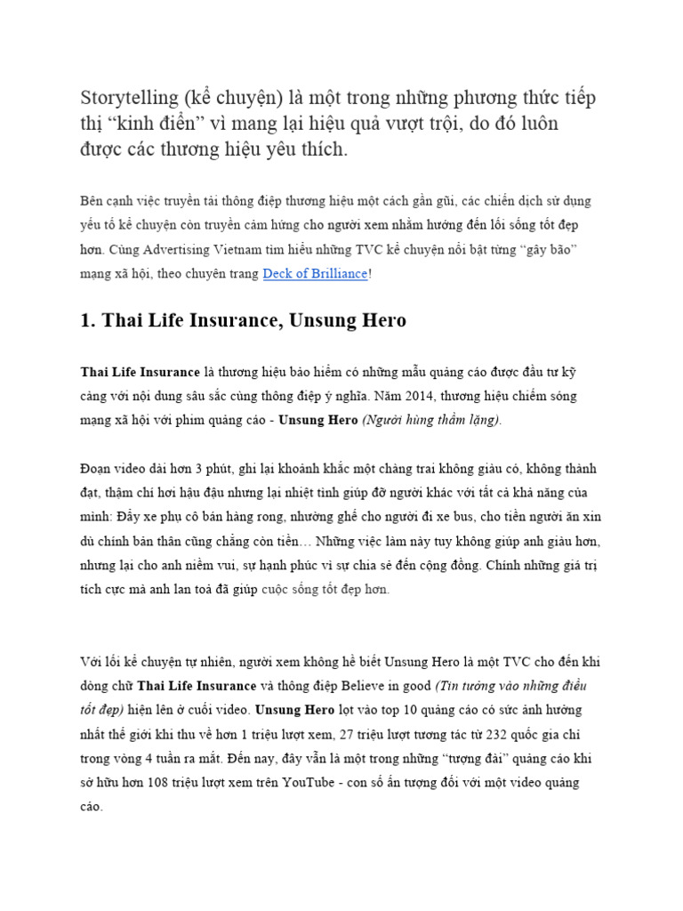 Storytelling | PDF