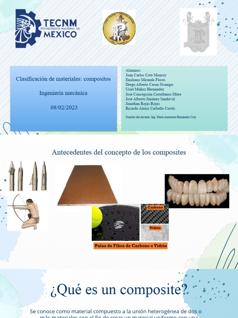 Compositos | PDF | Material compuesto | Polímeros