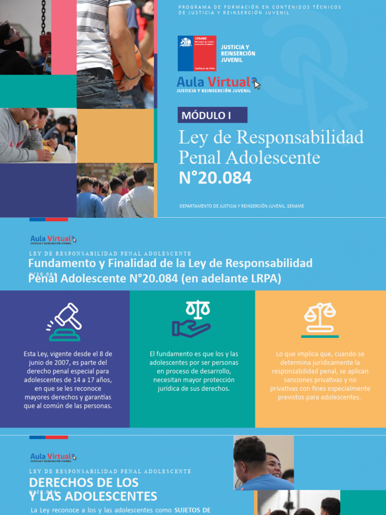 Módulo I - Ley 20.084 | PDF | Derecho penal | Castigos