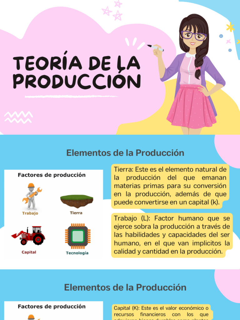 Teoría de La Producción | PDF | Capital (economía) | Business