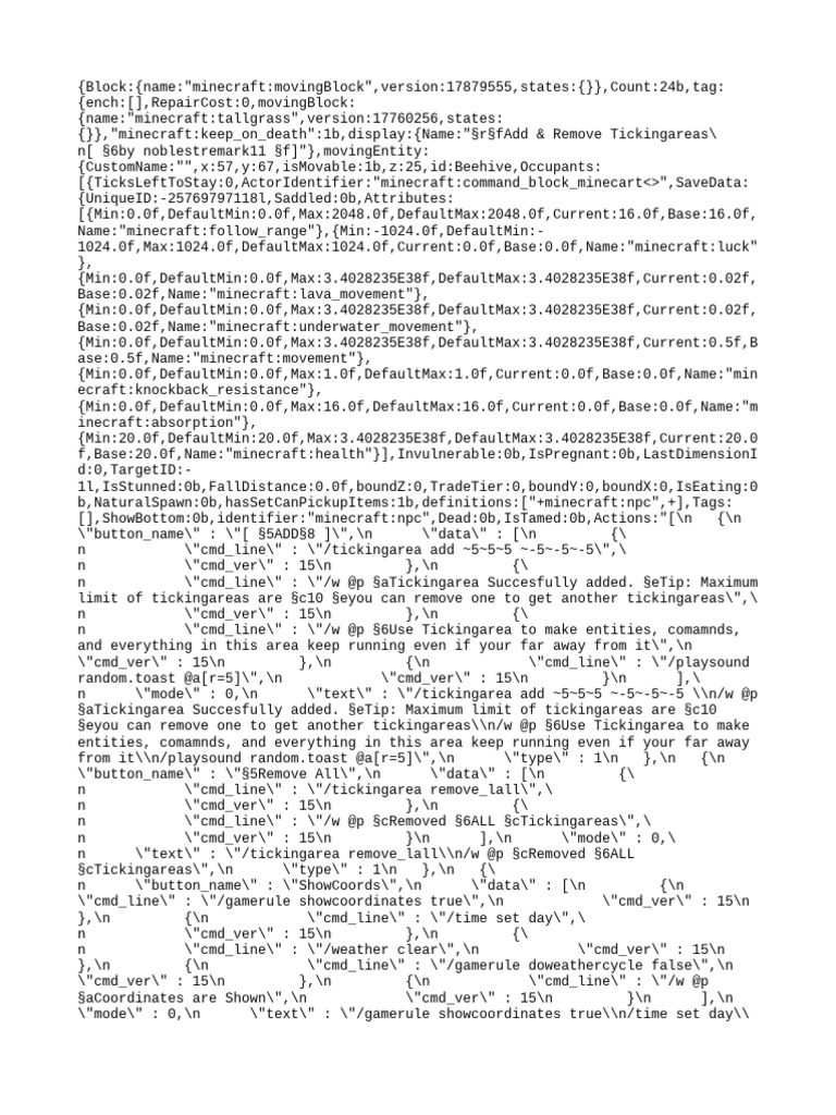 Minecraft Ticking Areas Guide | PDF | Natural Materials