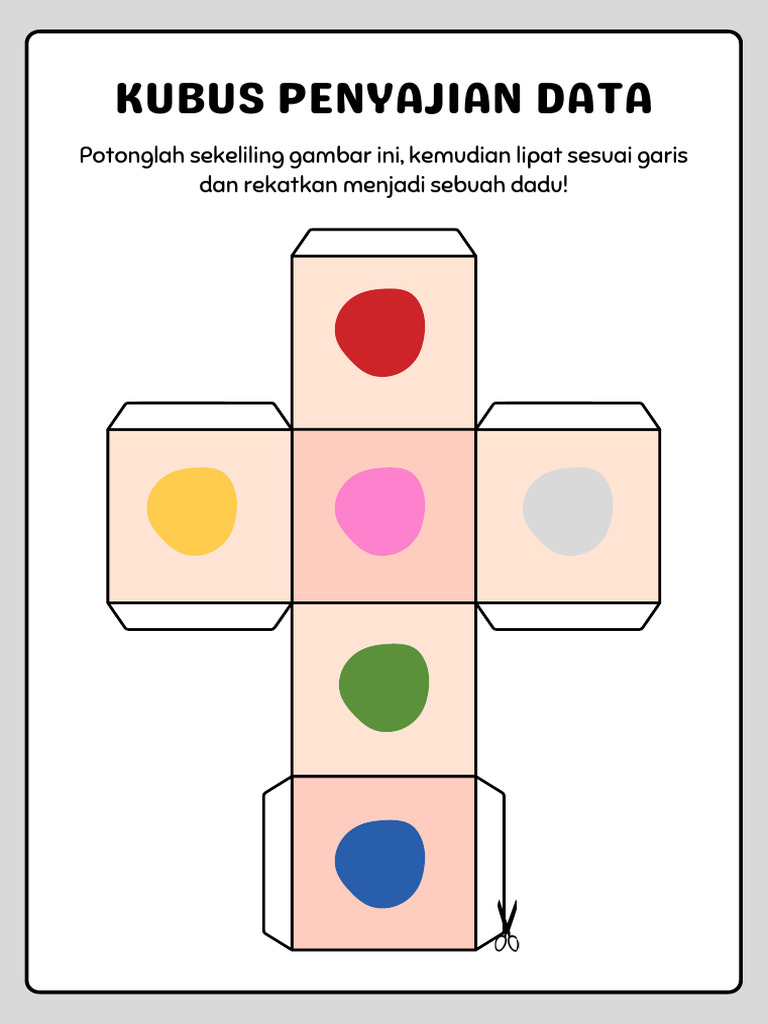 Lembar Kerja Matematika Dadu Data | PDF