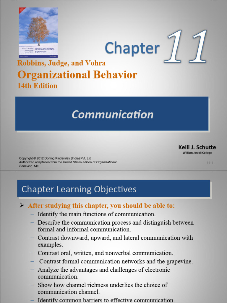 Organizational Behavior: Communication | PDF | Communication ...
