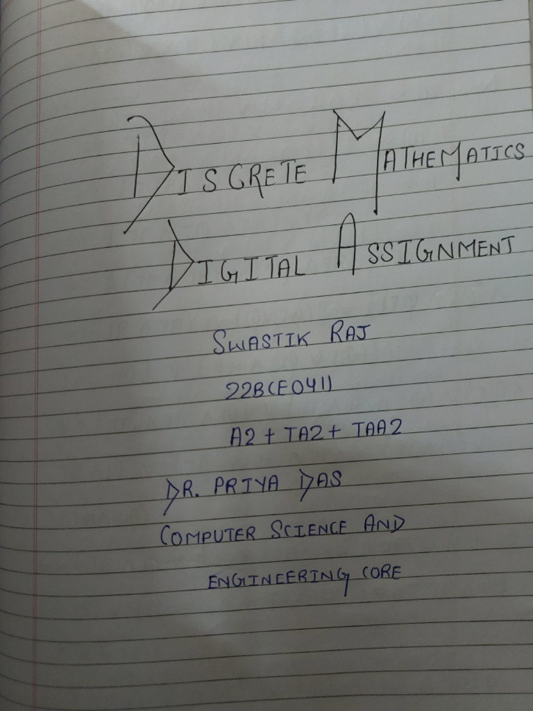 22BCE0411 Da 2 Discrete | PDF