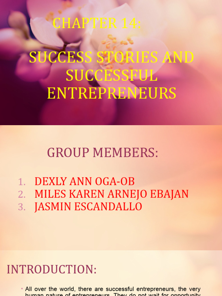 Entrep Chapter 14 Powerpoint | Download Free PDF | Entrepreneurship Entrep Chapter 14 Powerpoint | Download Free PDF | Entrepreneurship