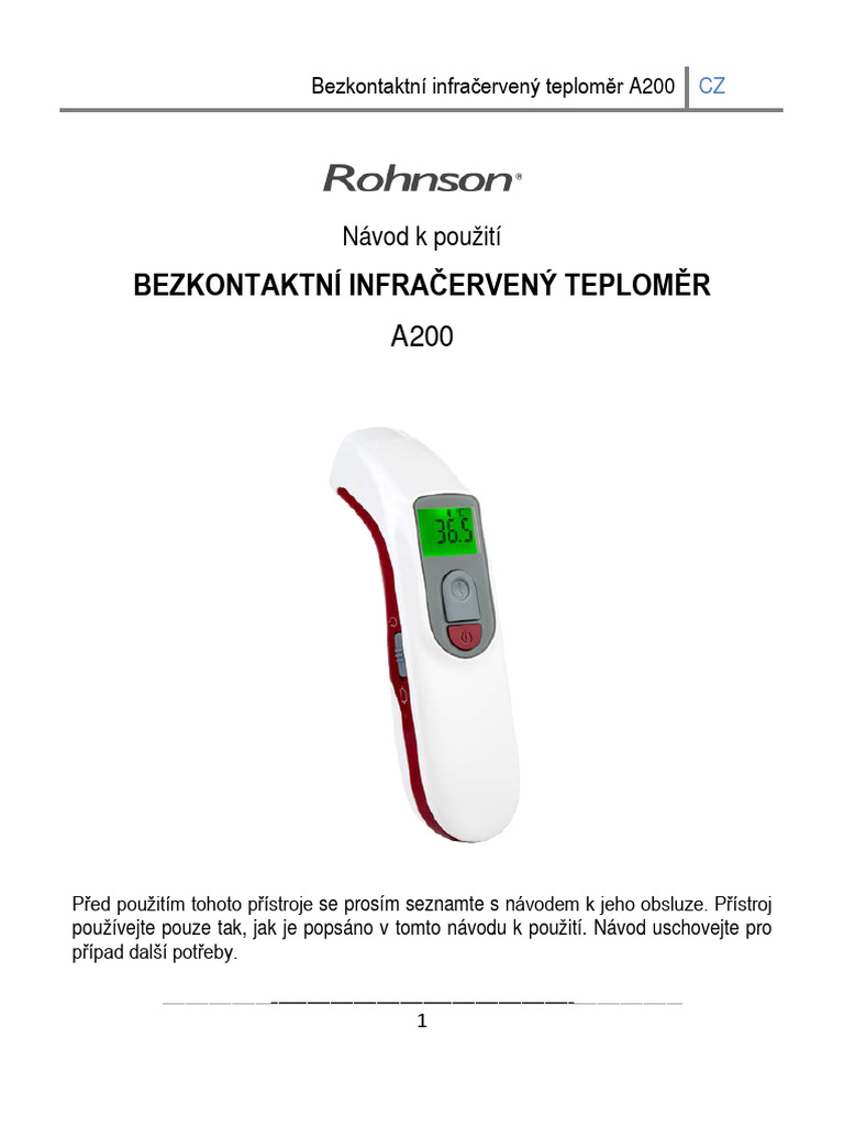 A200 CZ Manual | PDF