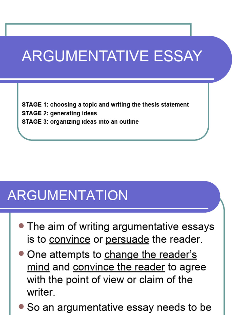 Argumentative Essay Powerpoint Examples Sts | PDF | Essays | Advertising