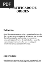 Guía - Certificados de Origen | PDF