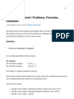 Set Theory Problem Solutions | PDF | Mathematics