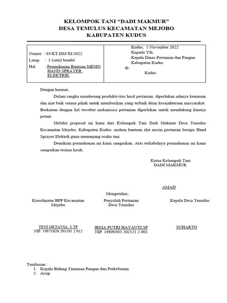 Proposal Hand Sprayer | PDF
