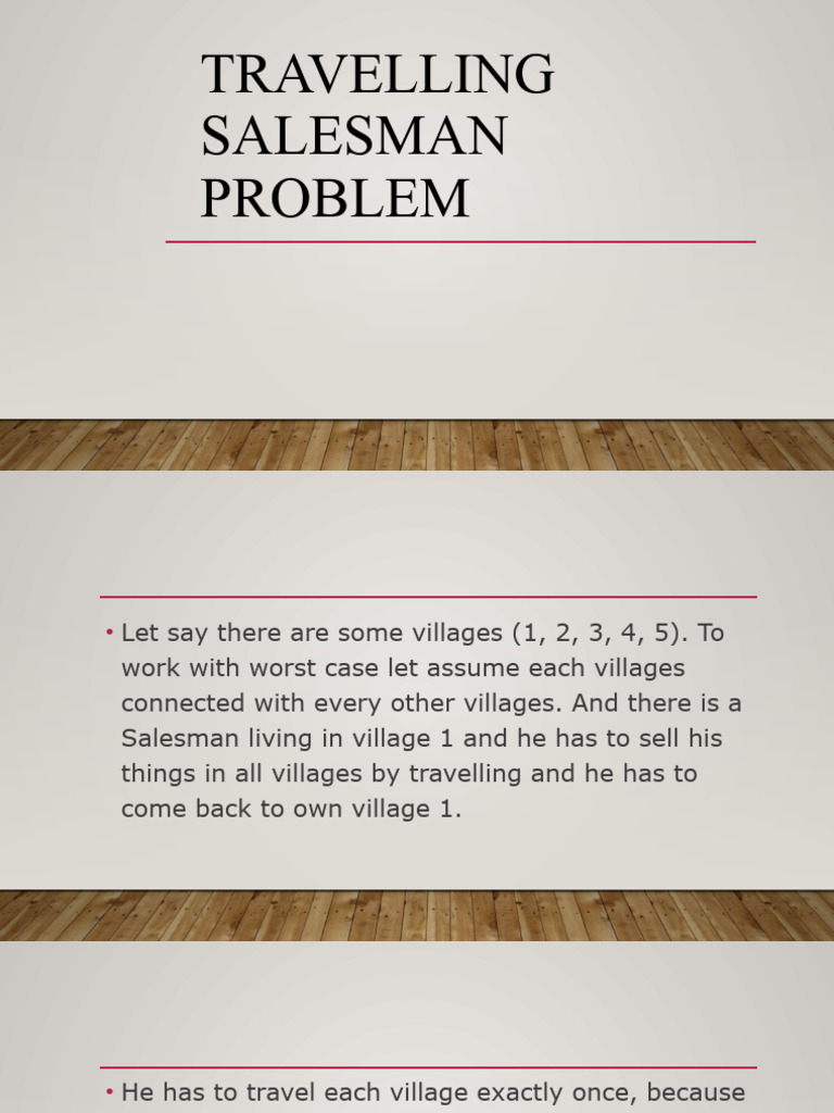 Travelling Salesman Problem | Download Free PDF | Algorithms | Computational Problems