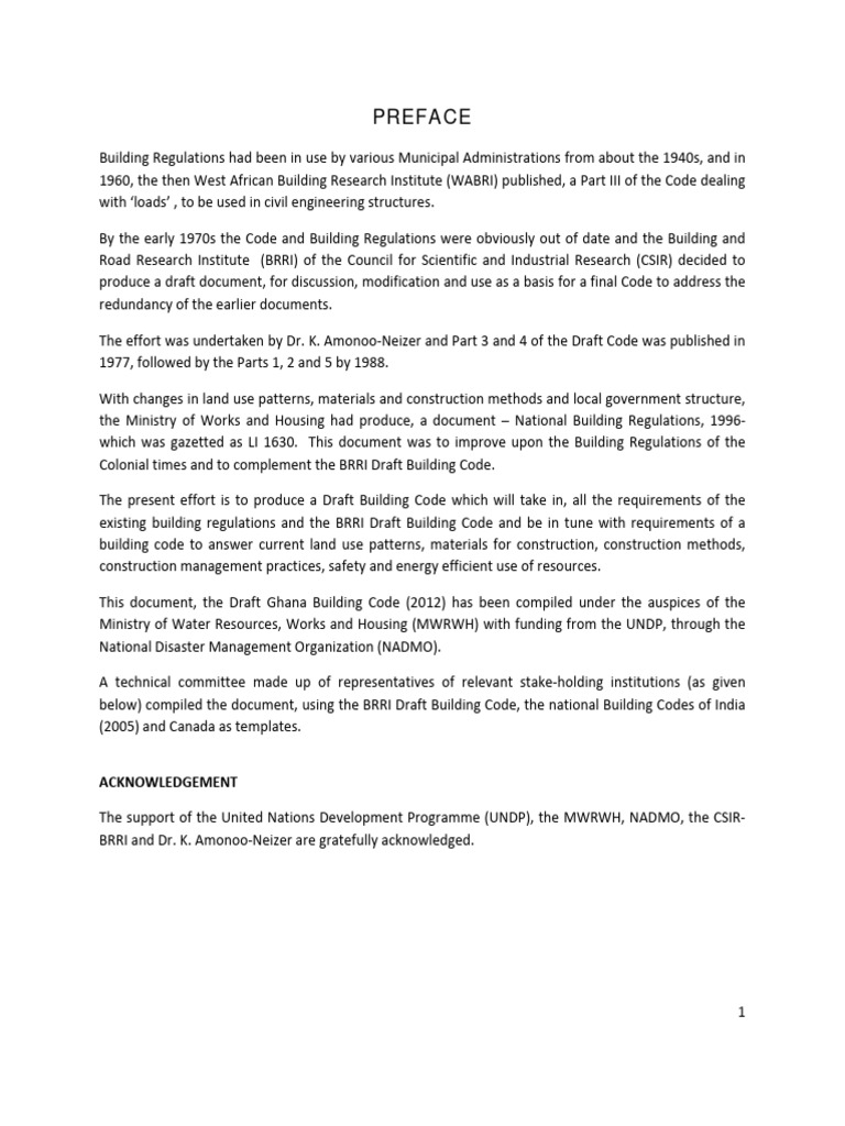 Ghana Building Code Full Drawings PDF | PDF | Building Code | Safety