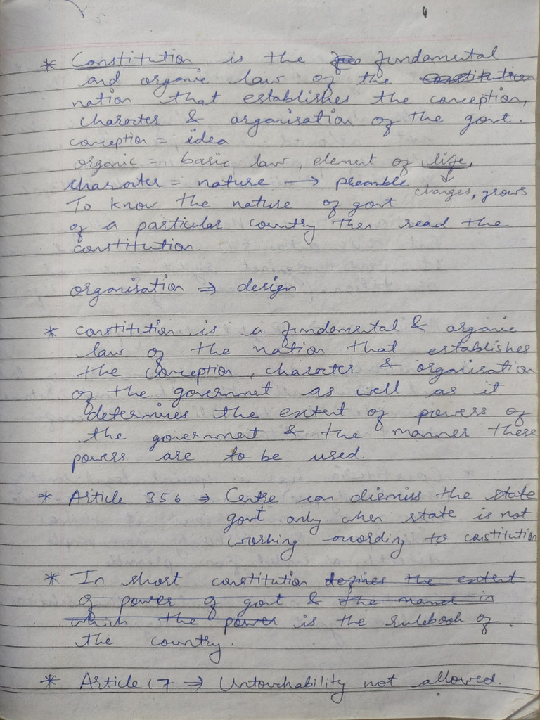 Polity Notes Ashish Sir | PDF
