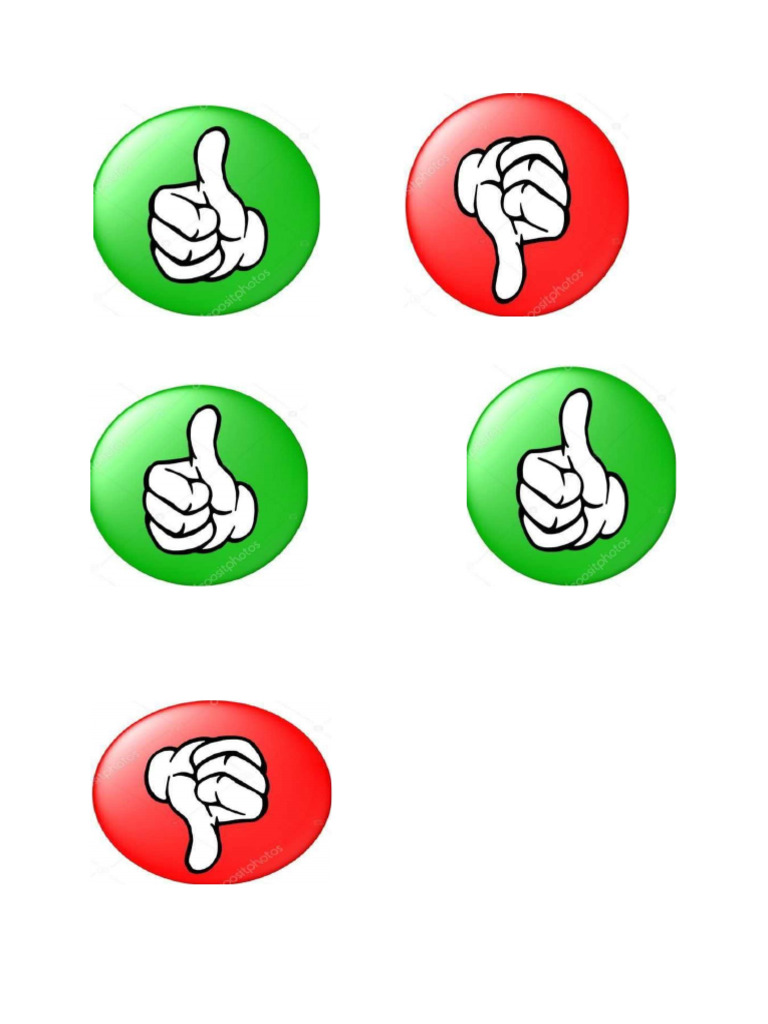 Thumbs Up and Down | PDF