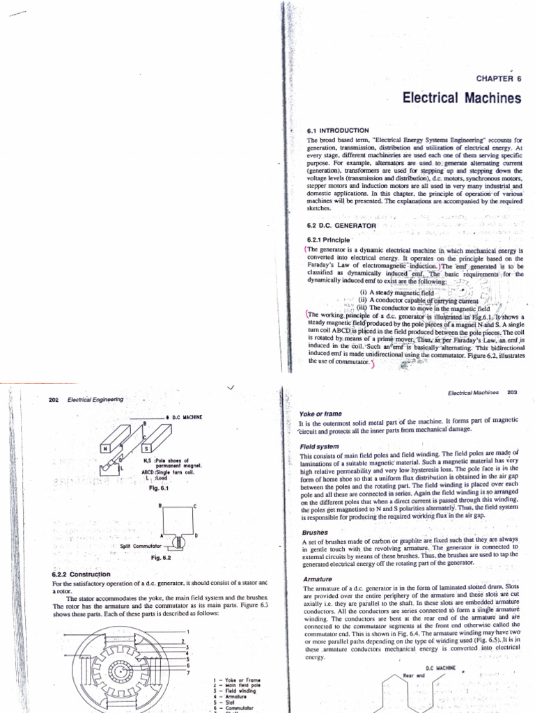UNIT-II - Electrical Machines | PDF | Electromagnetic Induction | Electric Motor