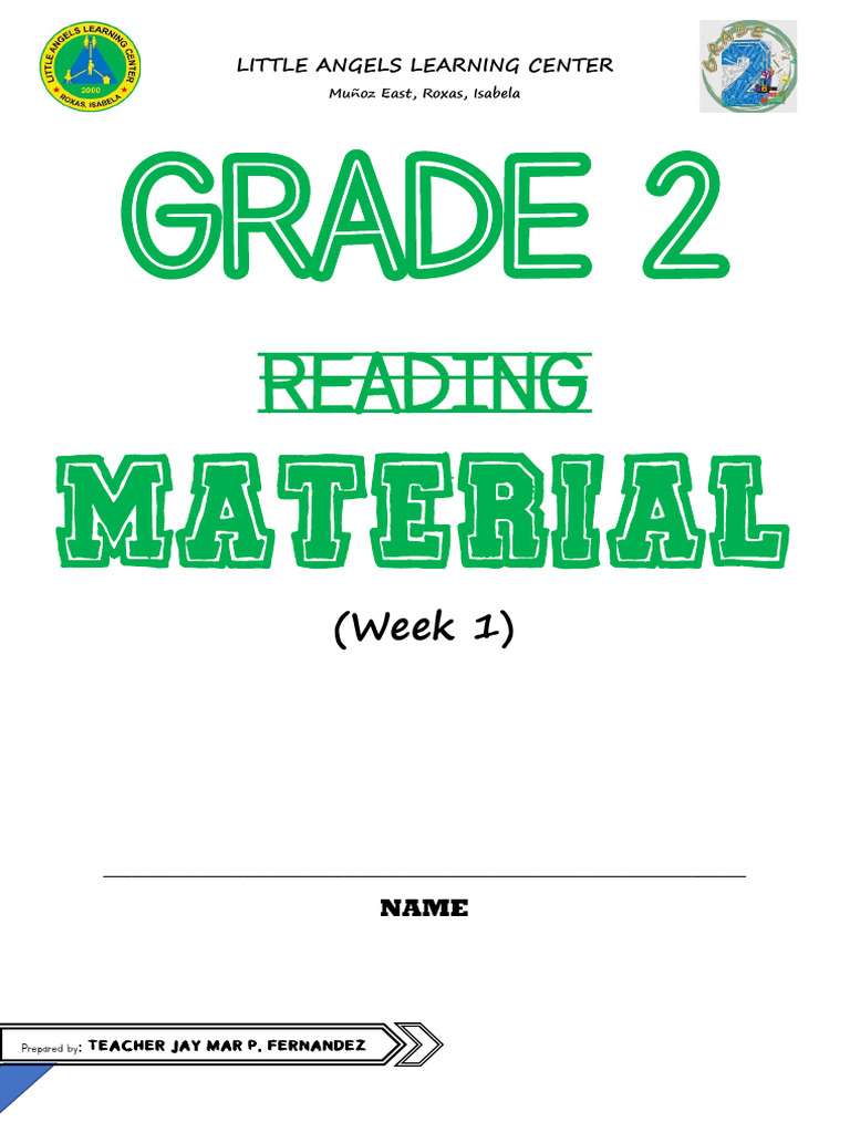Grade 2 Reading Material 1 | PDF