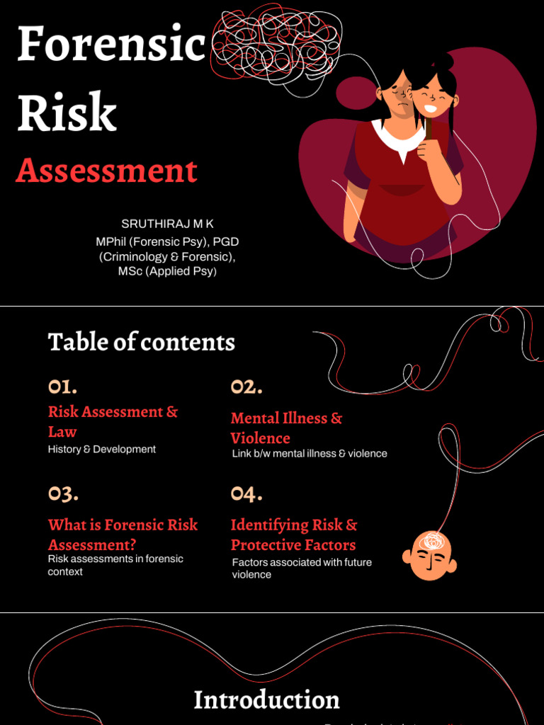 Forensic Risk Assessment | PDF | Psychosis | Mental Disorder