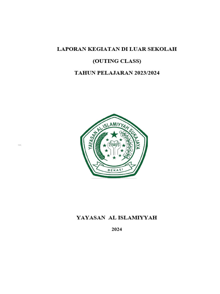 Laporan Outing Class | PDF
