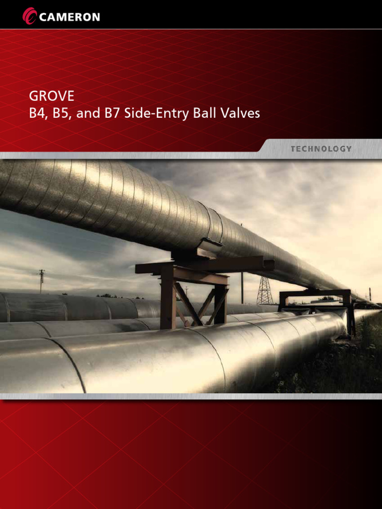 GROVE B4, B5, B7 Ball Valves Guide | PDF | Valve | Mechanical Engineering
