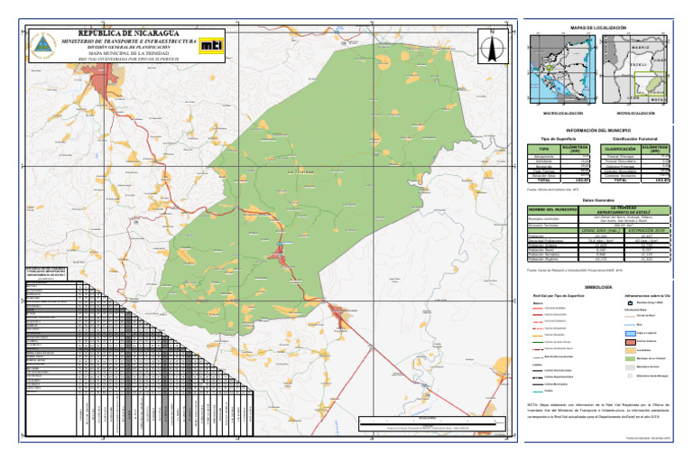 Mapa Municipal de La Trinidad, Estelí | PDF