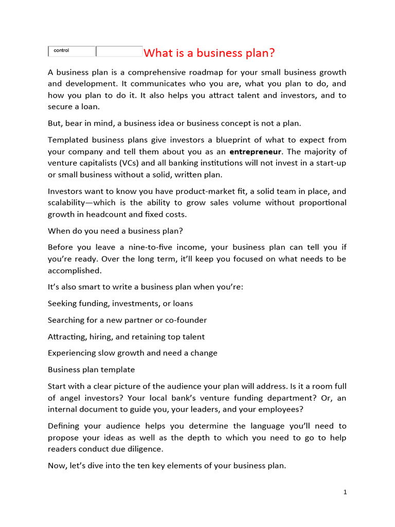 Business Plan Steps NOTES TPO | Download Free PDF | Debt | Equity (Finance)