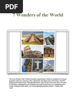Seven Wonders of the World Explained | PDF