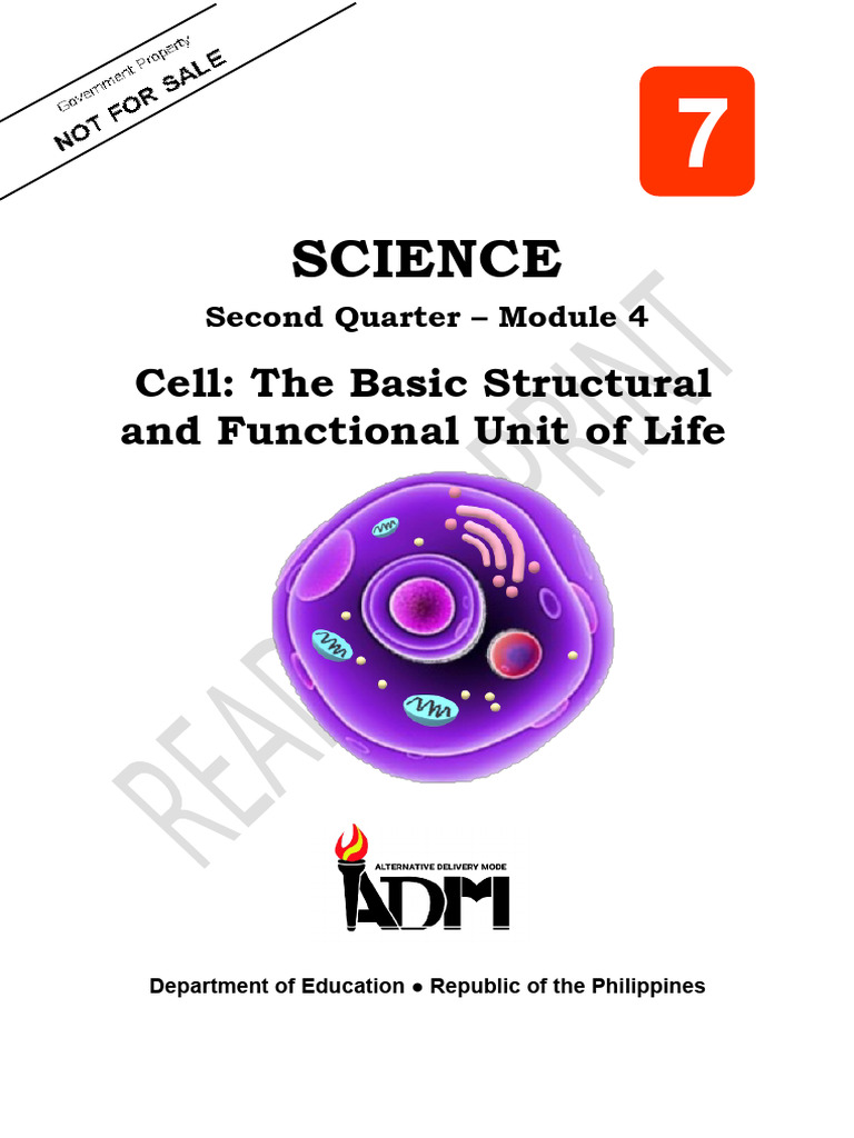 Science7 - Q2 - Mod4 - Cell The Basic Structural and Functional Unit of ...